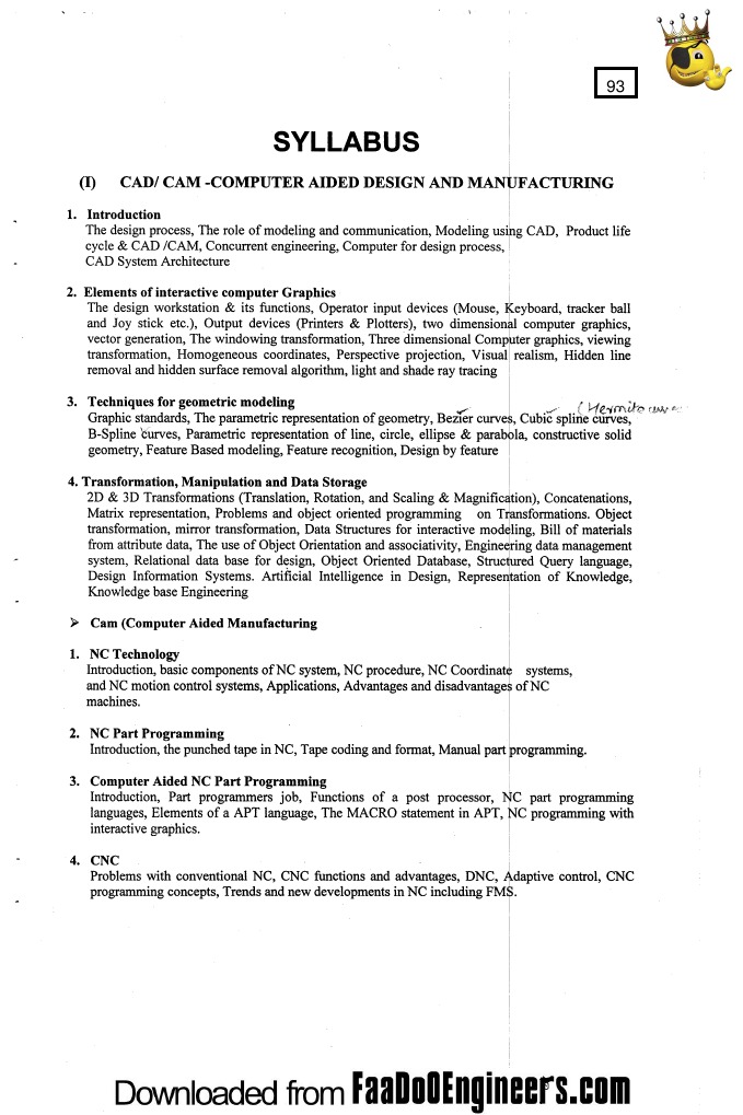 Computer Aided Design and Manufacturing Ebook | PDF