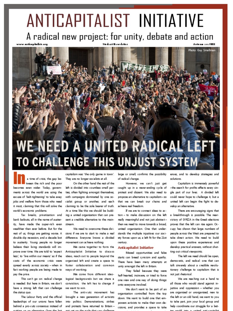 Photo: Guy Smallman: Anticapitalist Initiative | PDF | Squatting | Feminism