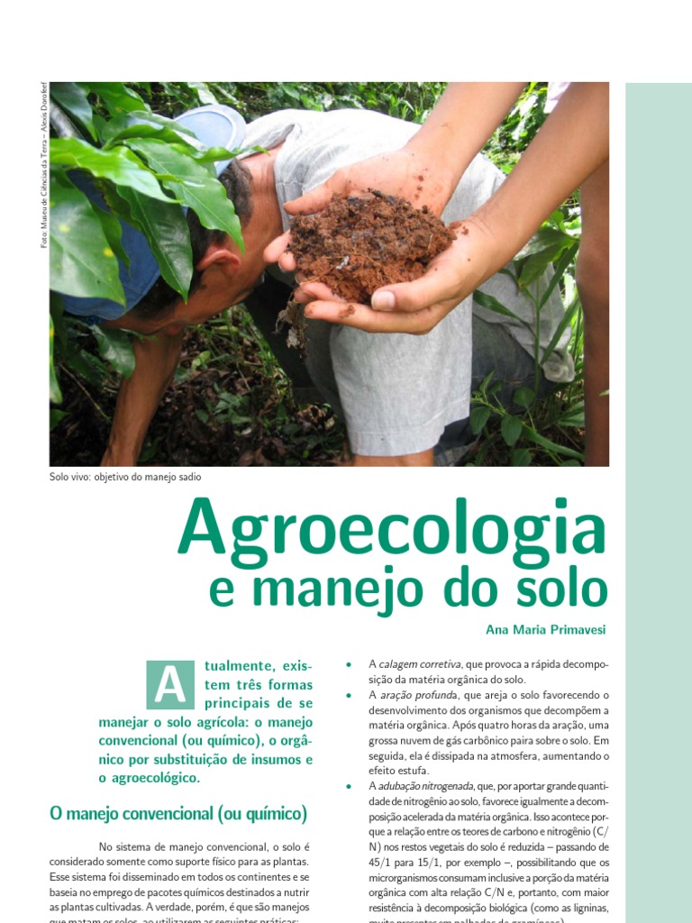 Agroecologia e Manejo Do Solo - Ana Maria Primavesi | PDF