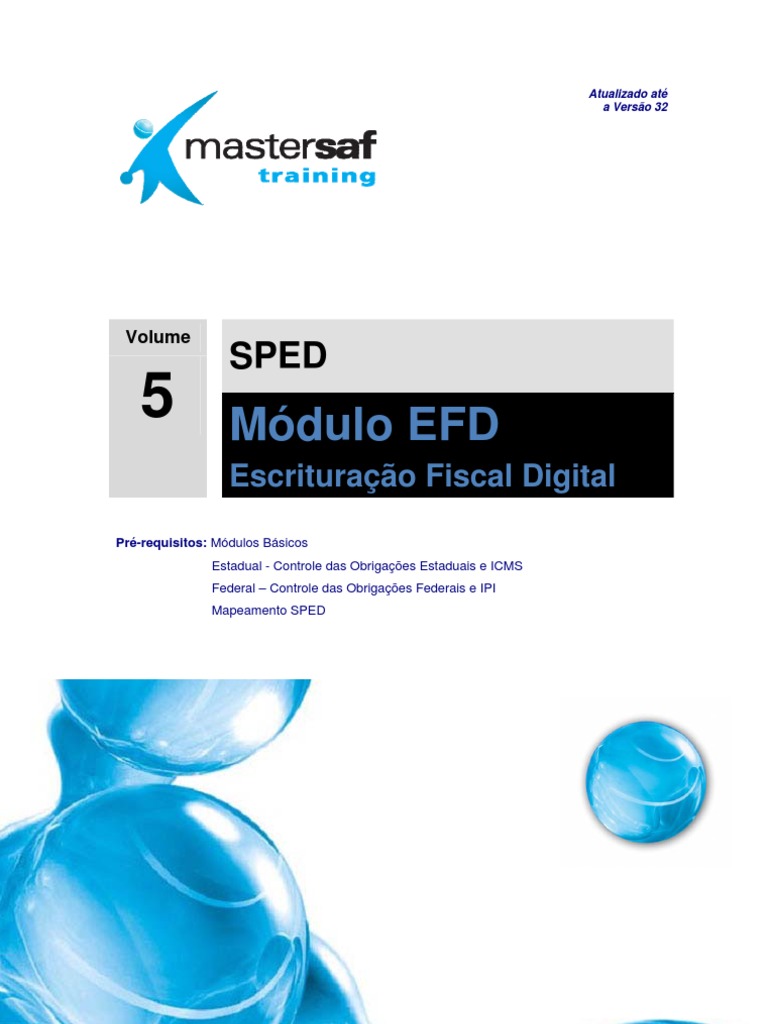 SPED Fiscal Manual | PDF | Escrituração contábil | Recibo