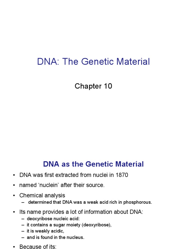 Ch10-1 Gen Material | PDF | Chromatin | Histone
