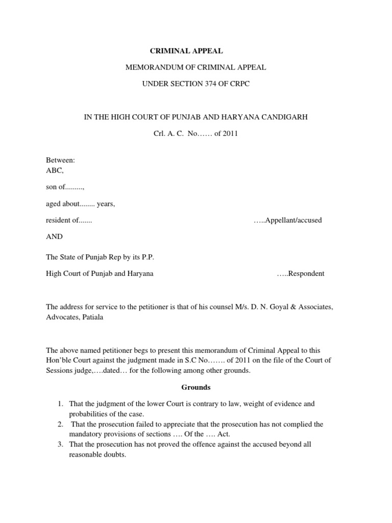 Criminal Appeal | PDF