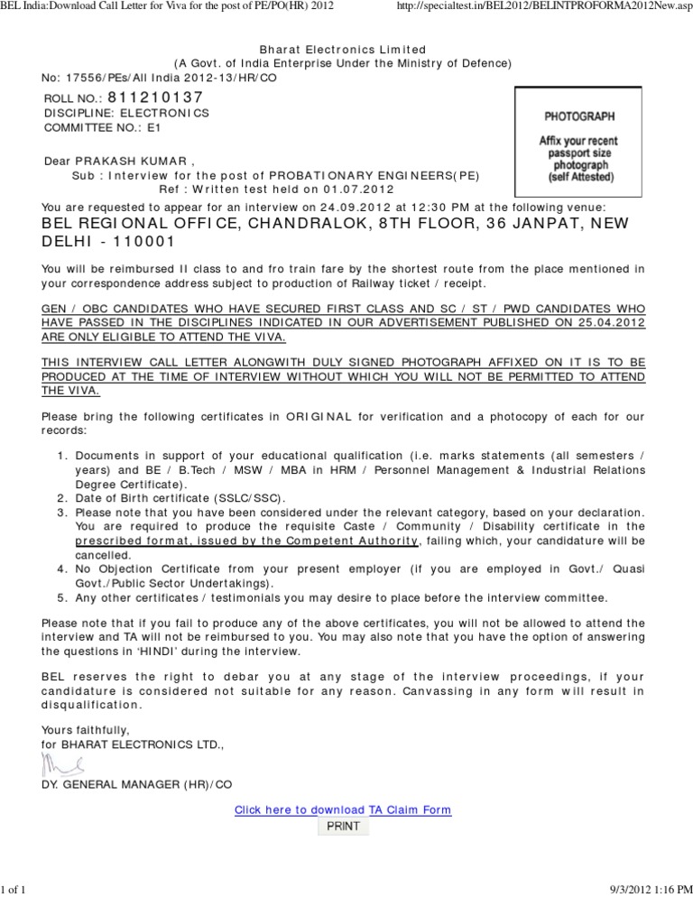 Click Here To Download TA Claim Form | PDF | Government | Business