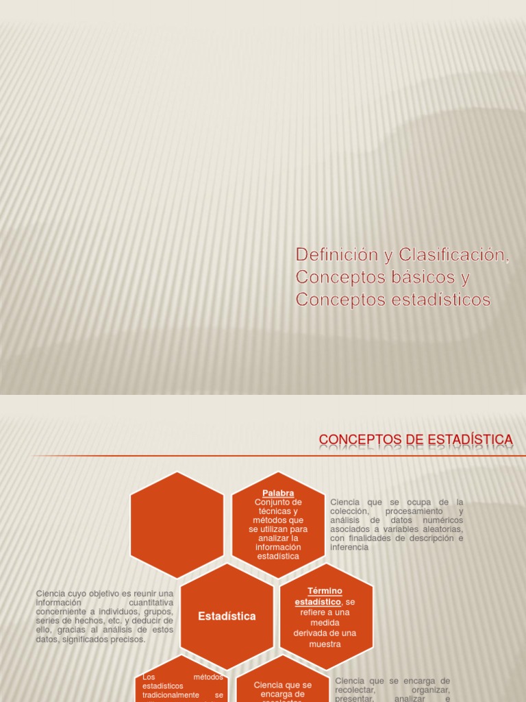 U1 Definición Conceptos-Basicos | PDF | Estadísticas | Medición