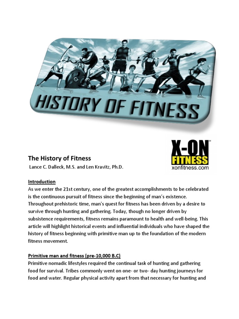 History of Fitness | PDF | Physical Fitness | Yoga