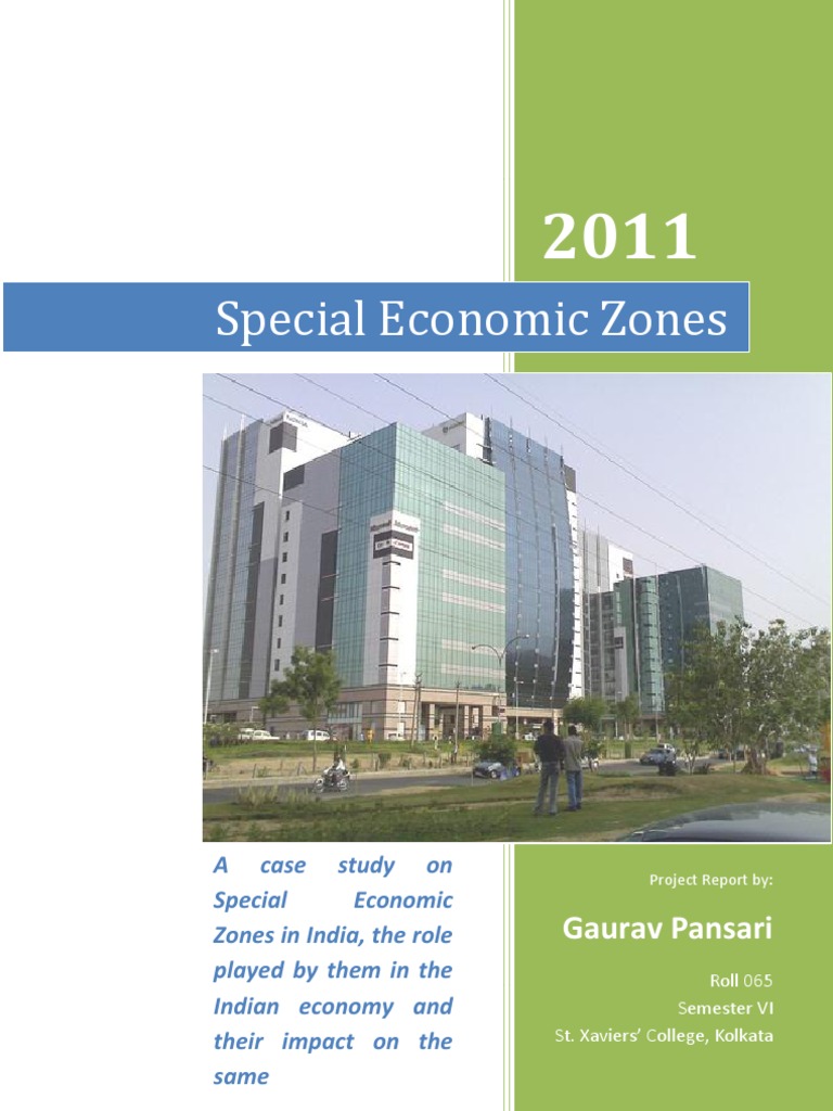 Special Economic Zones - Project Report Upload | Download Free PDF ...