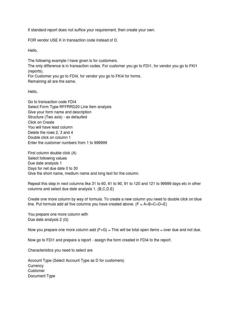 Vendor Aging Report | PDF | Parameter (Computer Programming ...