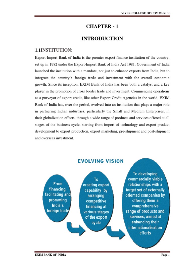 Exim Bankof India | PDF | Credit (Finance) | Banks