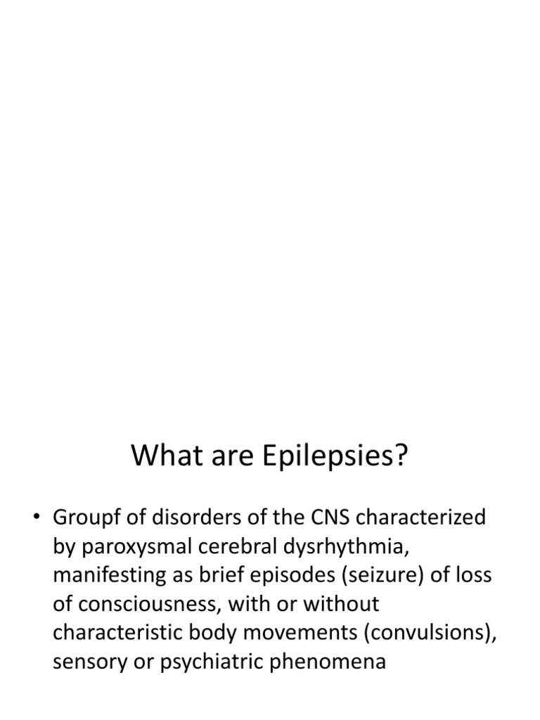 Epilepsy Lecture Note | PDF | Epilepsy | Disorders Causing Seizures