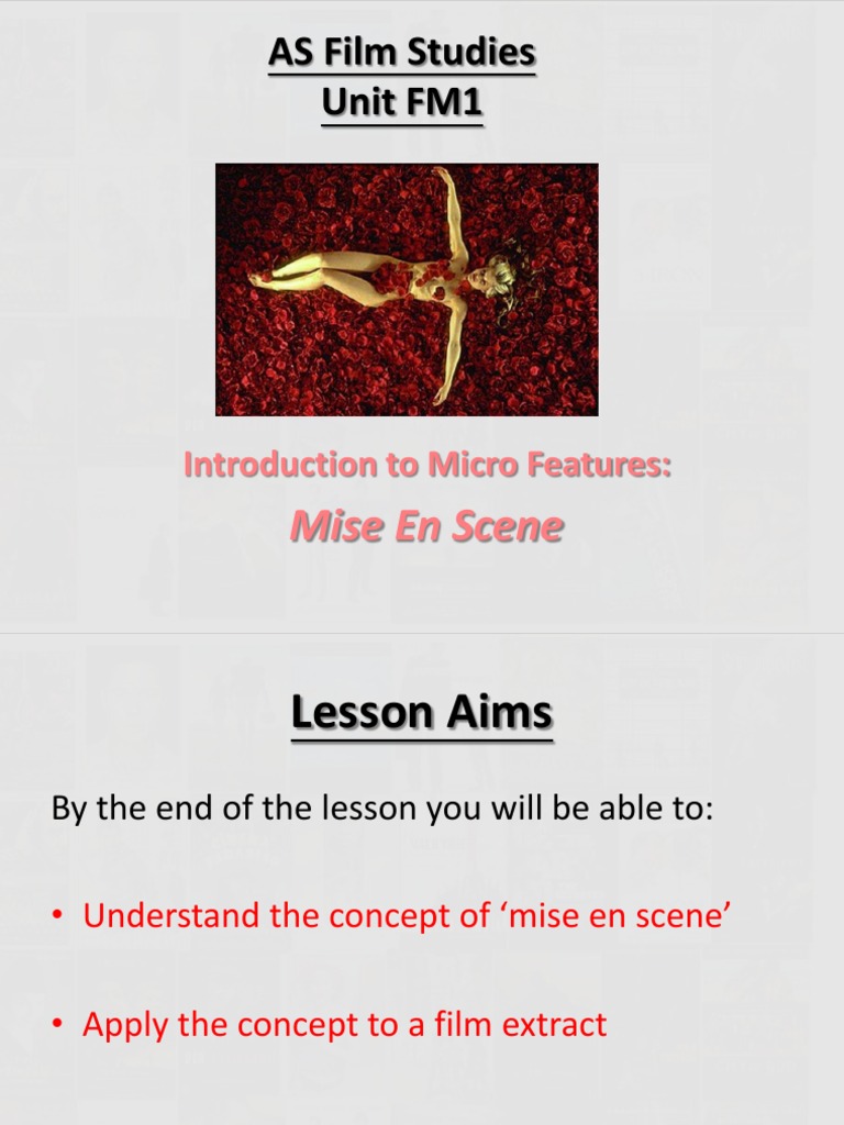 Film Studies - Mise-En-Scene | PDF | Costume | Body Language