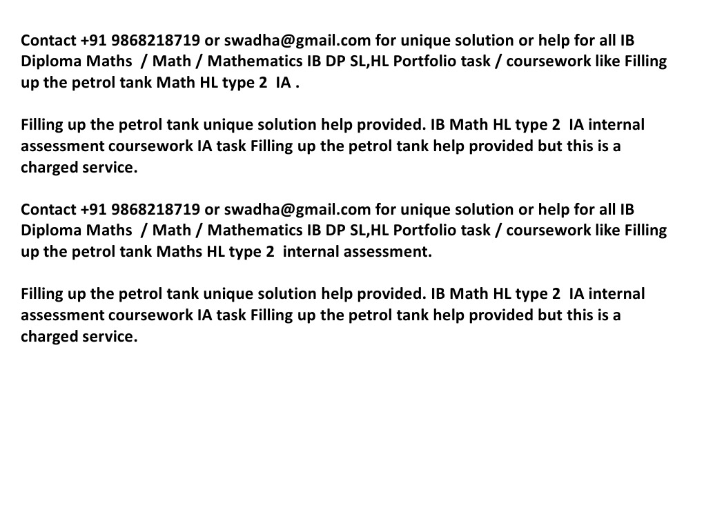 IB Math HL IA Assistance | PDF | Educational Assessment And Evaluation ...