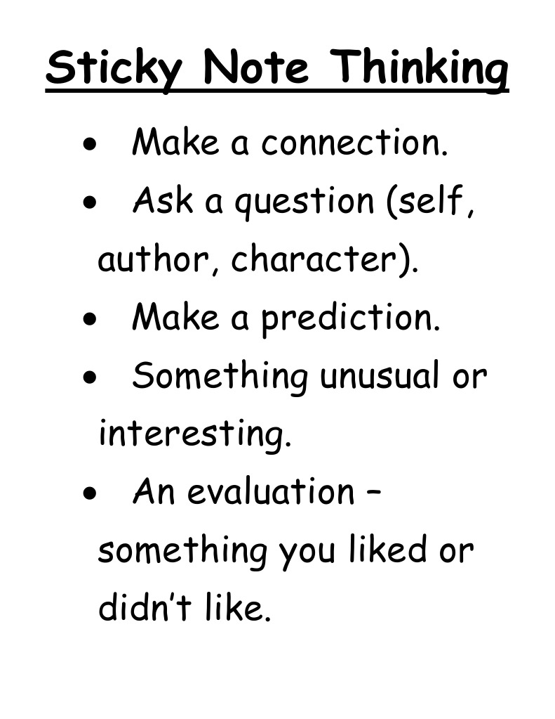 Sticky Note Thinking | PDF