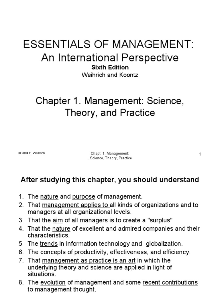 Management Science Theory and Practice | PDF | Science | Theory