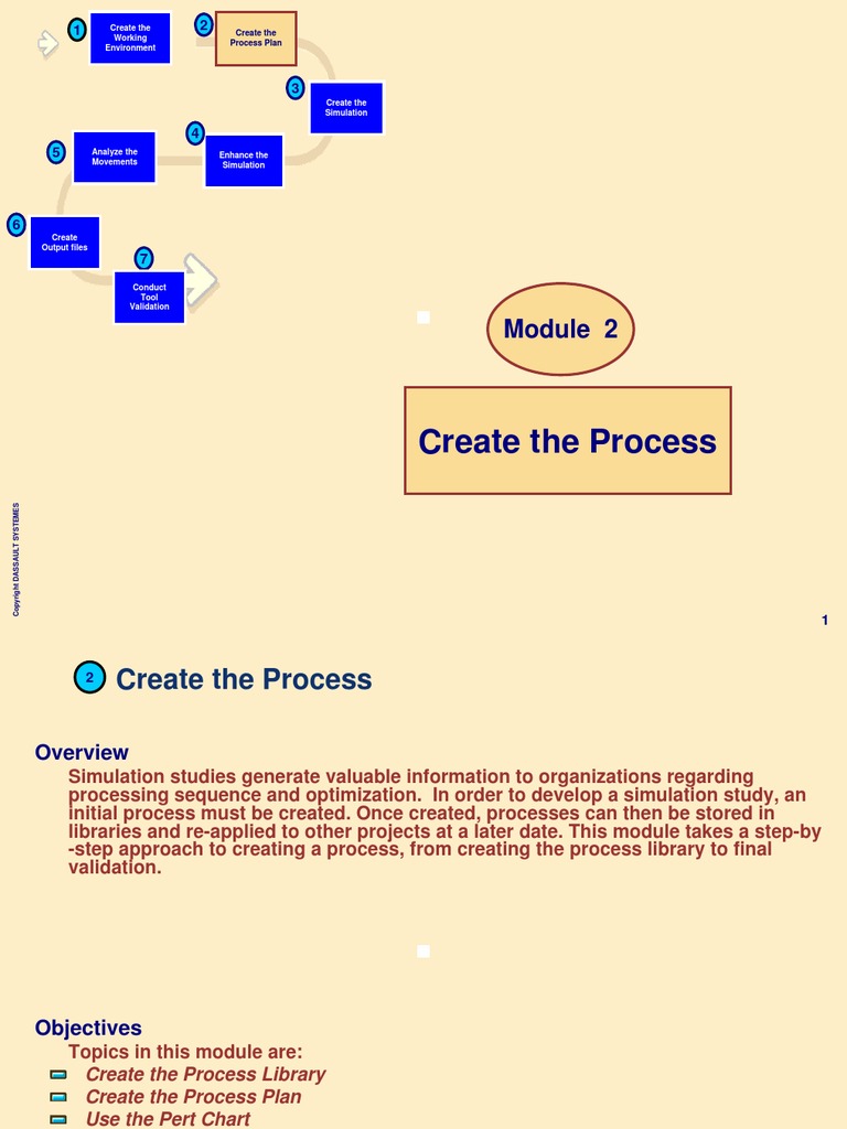 Delmia DPM M2 - Create The Process Plan | PDF | Verification And ...