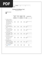 Blocking Beliefs Questionnaire | PDF