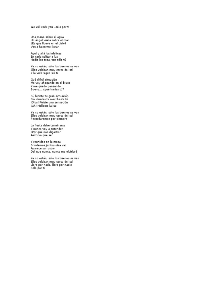 We Will Rock You | PDF