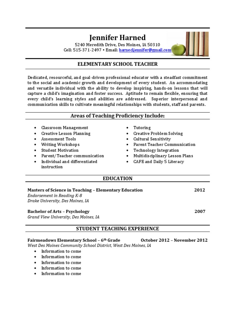 Teaching Resume | PDF | Teachers | Lesson Plan