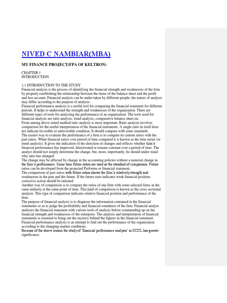 Keltron Finance PRJC Report | PDF | Electronic Circuits | Calibration