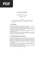 Writing A Formal Mathematical Report PDF | PDF | Abstract (Summary ...