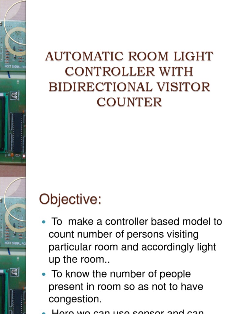 Automatic Room Light Controller with Counter | PDF | Microcontroller ...