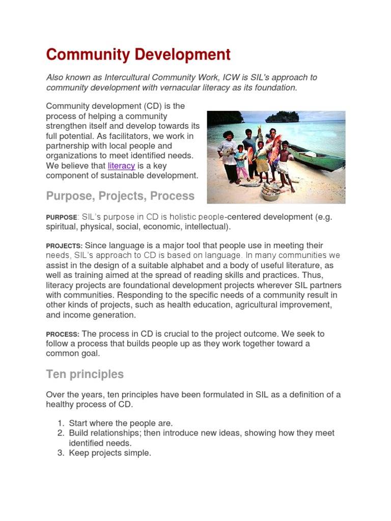 Community Development | PDF