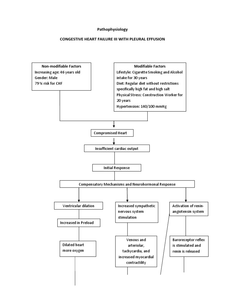 Pathophysiology of Congestive Heart Failure III With Pleural Effusion (1)