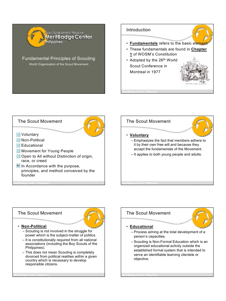 Fundamental Principles of Scouting | Scouting | Spirituality