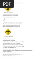 Class-4-Knowledge-Test-Alberta 2 | PDF | Brake | Headlamp