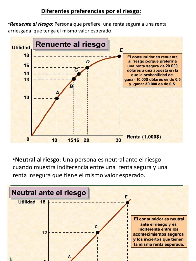 Preferencias Por El Riesgo | PDF