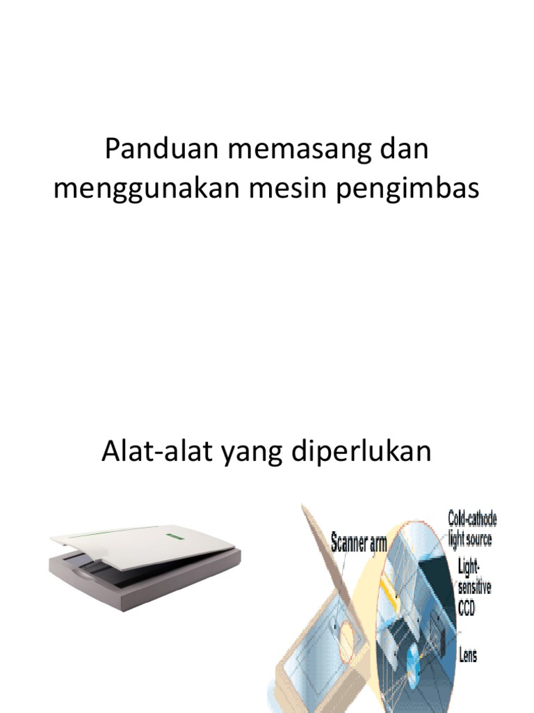 Panduan Memasang Dan Menggunakan Mesin Pengimbas | PDF