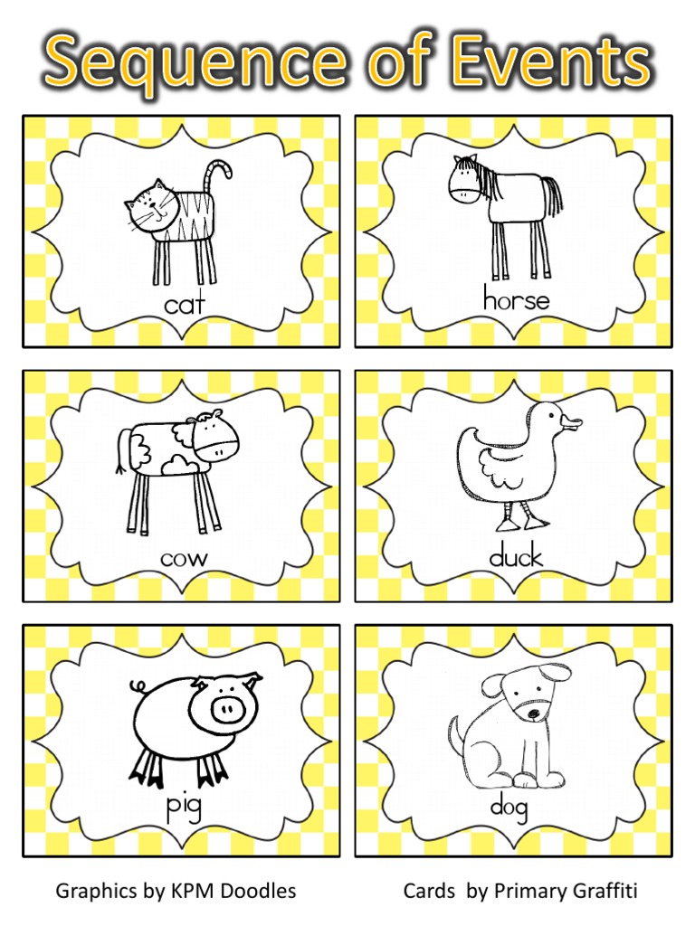 I Went Walking Sequence Cards | PDF