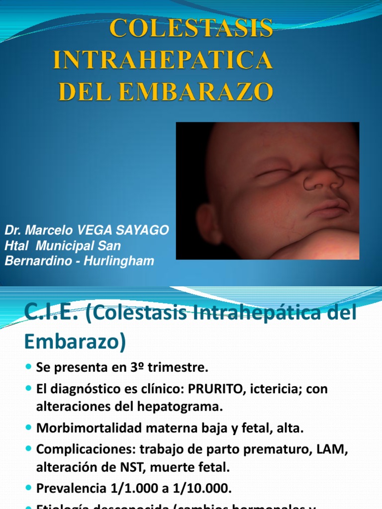 Colestasis Intrahepática en el Embarazo | PDF | Rtt | Enfermedades y ...