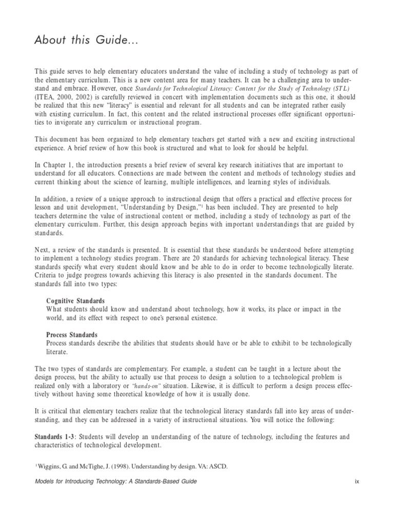 ES - Models - Overview | PDF | Teachers | Curriculum