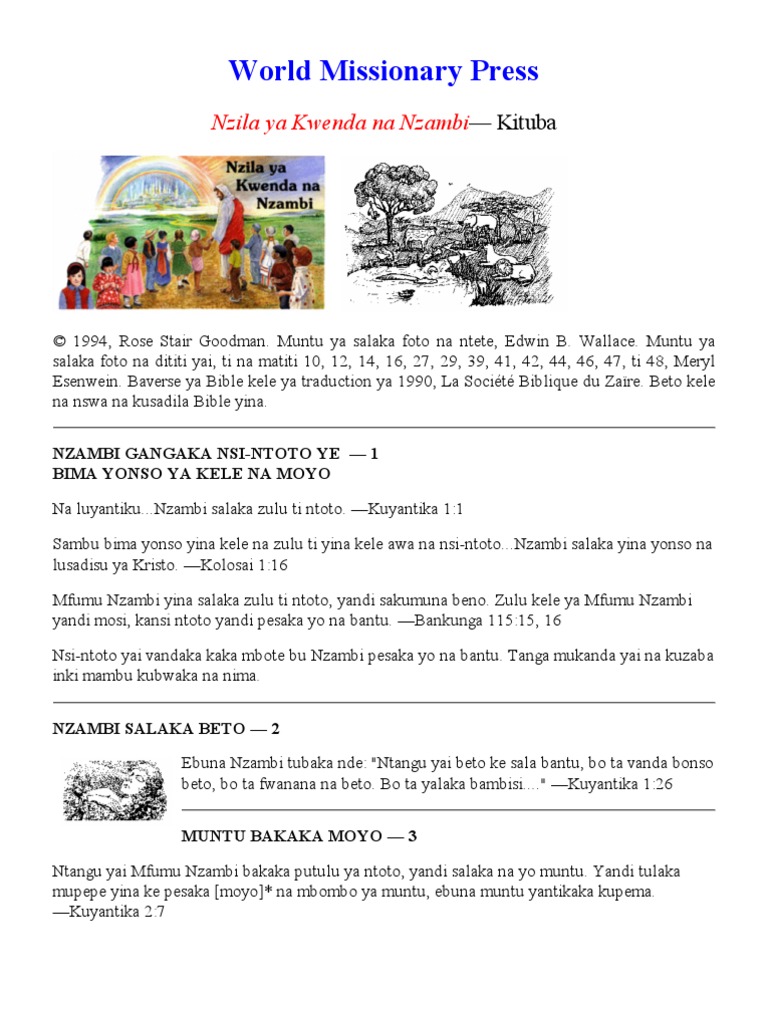 Kituba - Way To God | PDF | Bantu | Languages