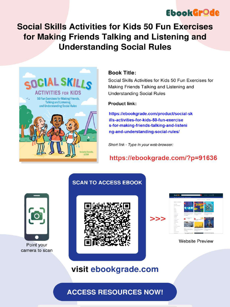 Social Skills Activities For Kids 50 Fun Exercises For Making Friends ...