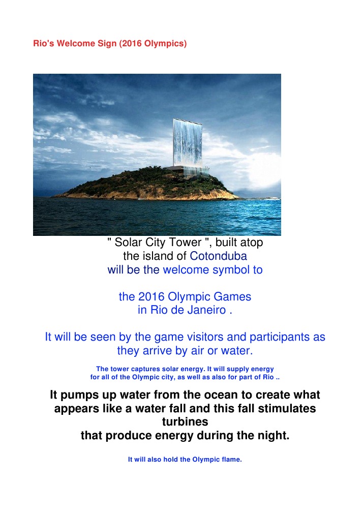 Rio's Solar City Tower Unveiled | PDF | Social Science