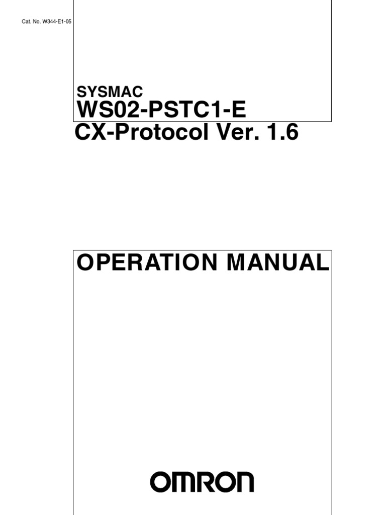 W344 CX Protocol - Ver1.6 | PDF | Programmable Logic Controller ...