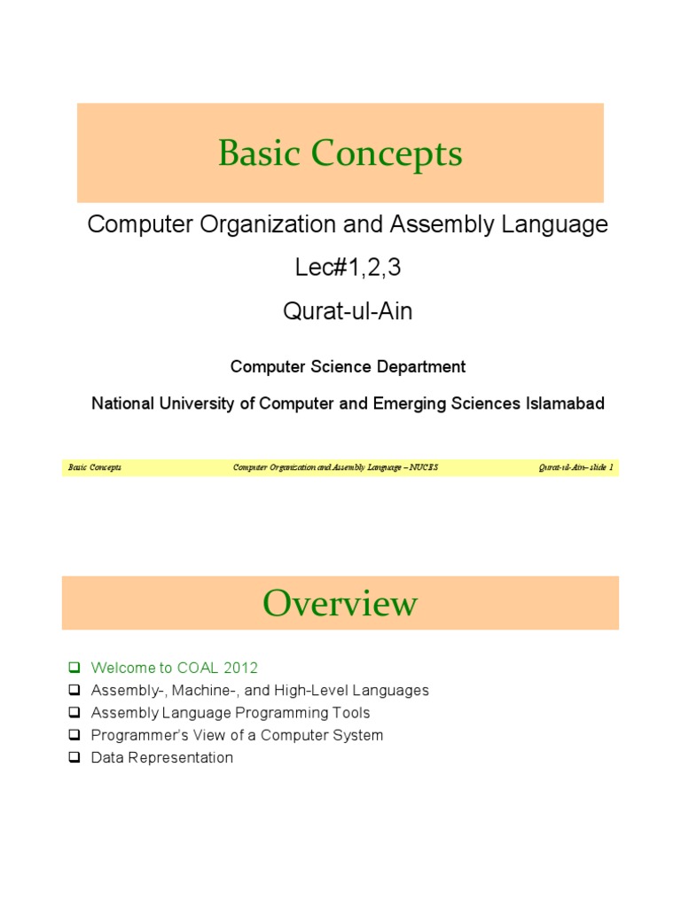 01,02,03-Intro To Basic Concepts | PDF | Assembly Language | Ascii