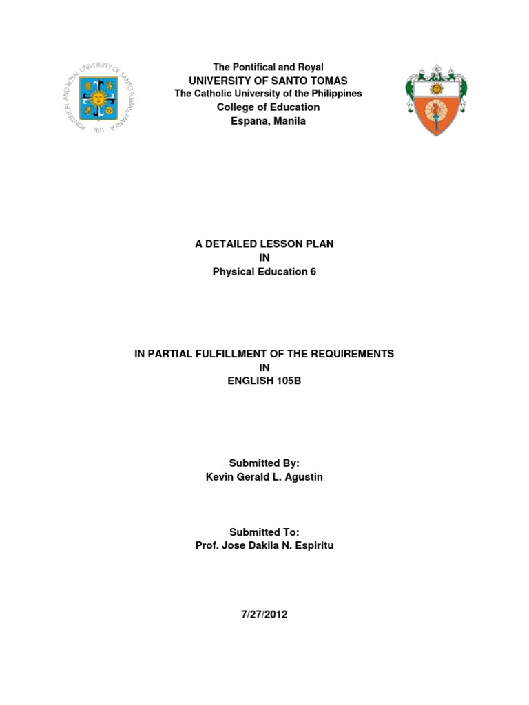 Basketball Lesson Plan for Grade 6 | PDF | Lesson Plan | Physical Education