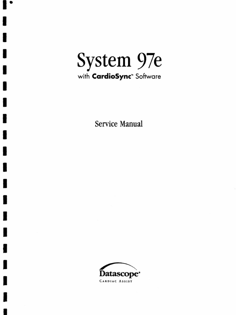 Datascope System 97e | PDF