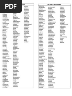 Slosson Oral Reading Test (Sort) : Last First Middle | PDF | Nature