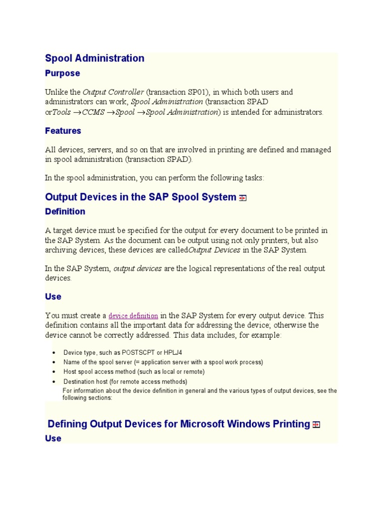 Spool Administration | Download Free PDF | Operating System | Input/Output