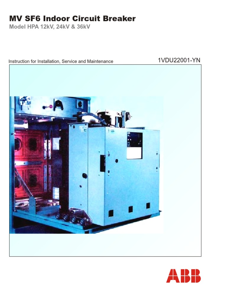 6 6 Kv Breaker Pdf Relay Switch