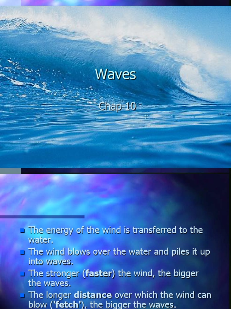 Waves: Chap 10 | PDF | Beach | Physical Phenomena
