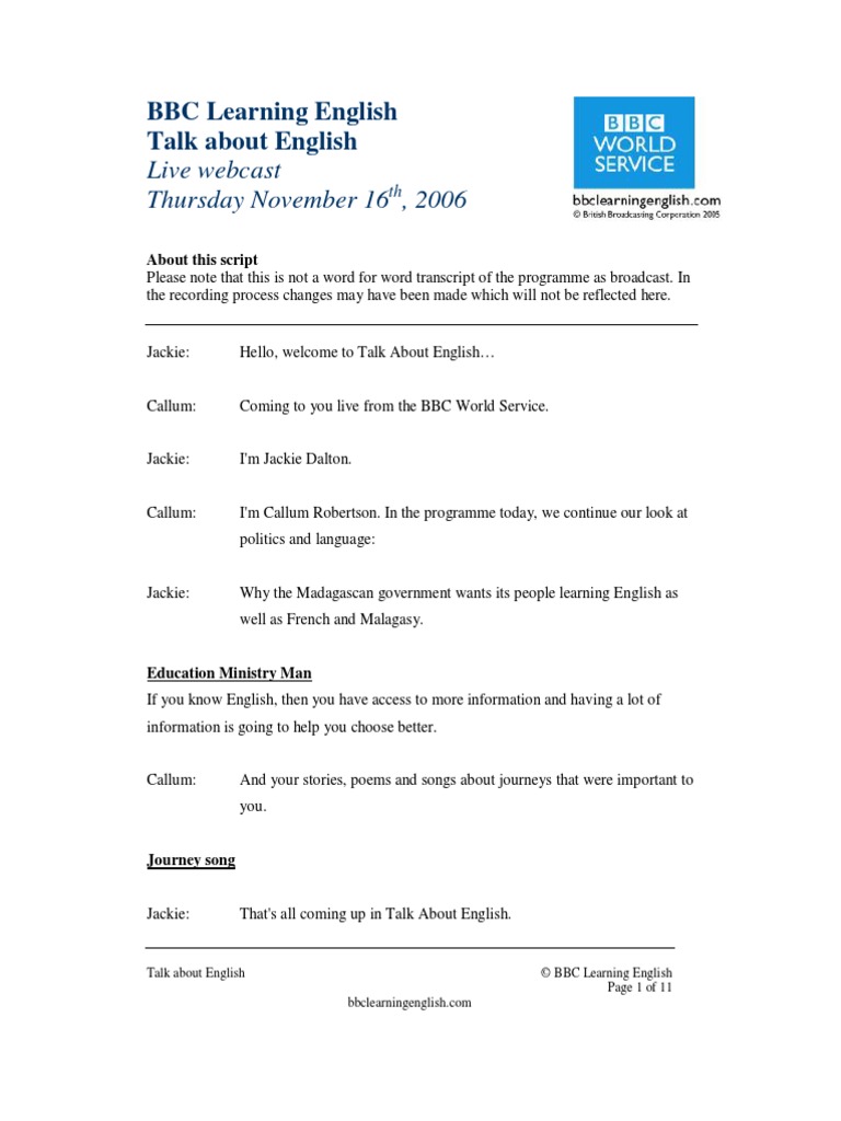 BBC Learning English | PDF | English Language | Cognition