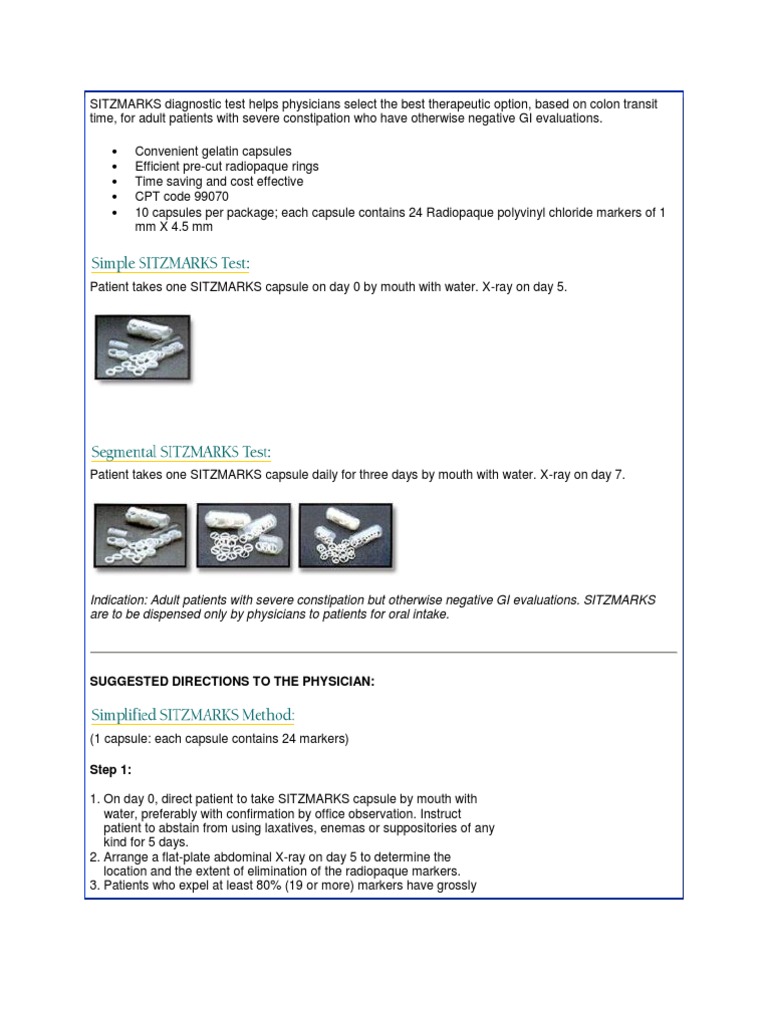 Sitz Marks | PDF | Constipation | Rectum