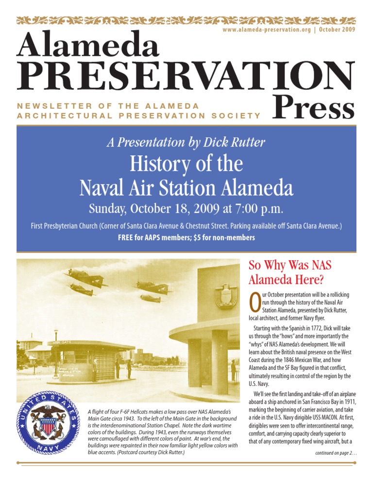 NAS Alameda History | PDF | United States Navy | Airship