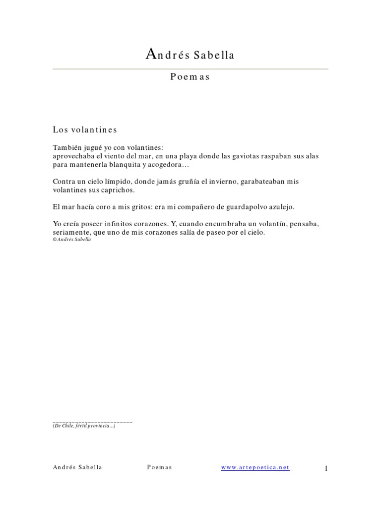 Andres Sabella | PDF | Naturaleza