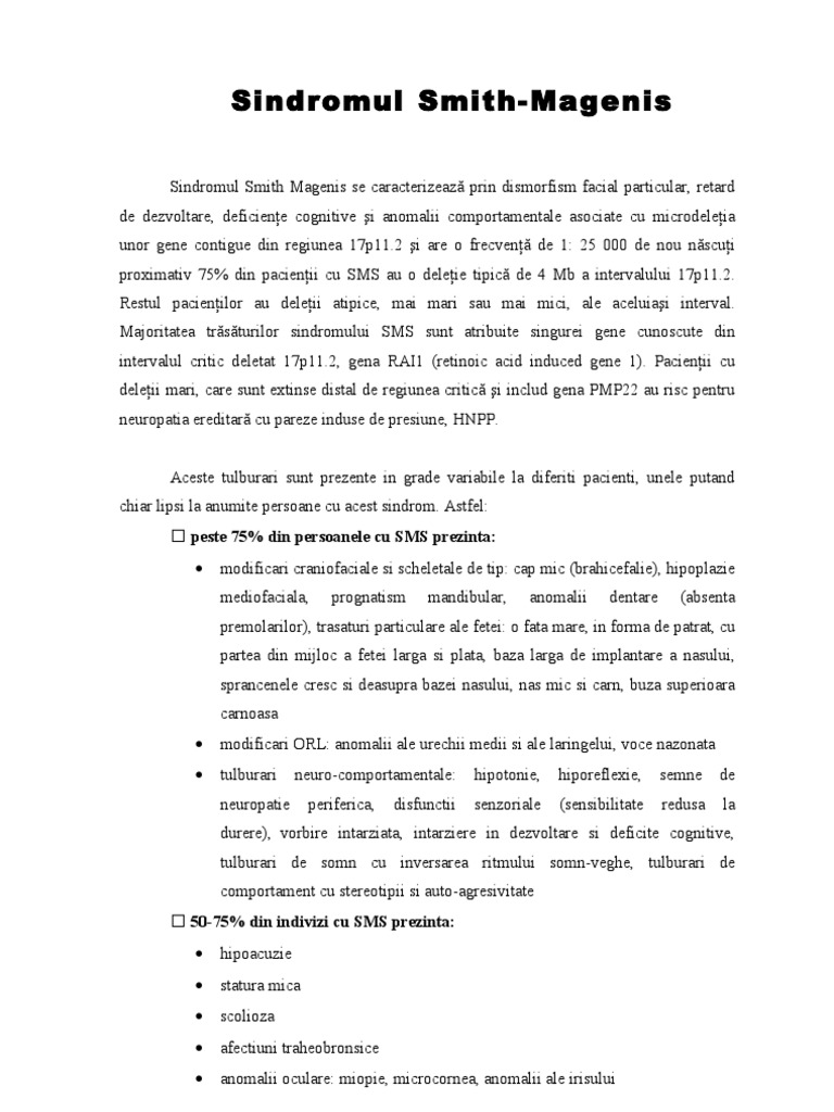 Sindromul Smith | PDF