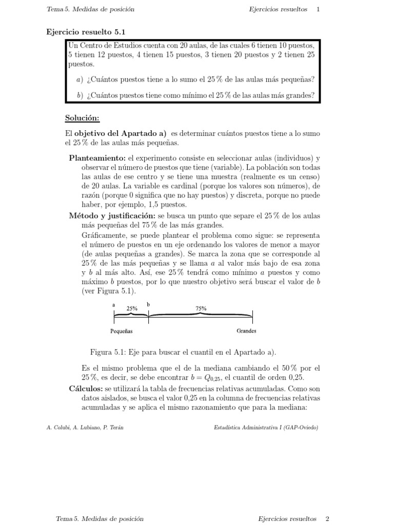 Tema5 EAI Ejemplos | PDF | Cuantil | Enseñanza de matemática